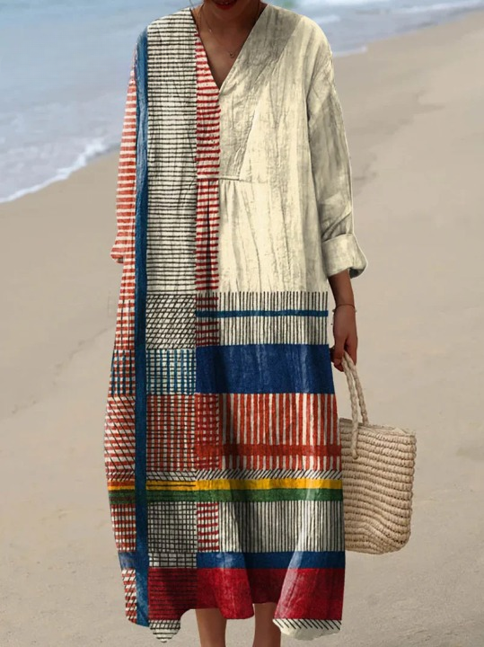 Riveka | Patchwork Dress – ByronBayClassics